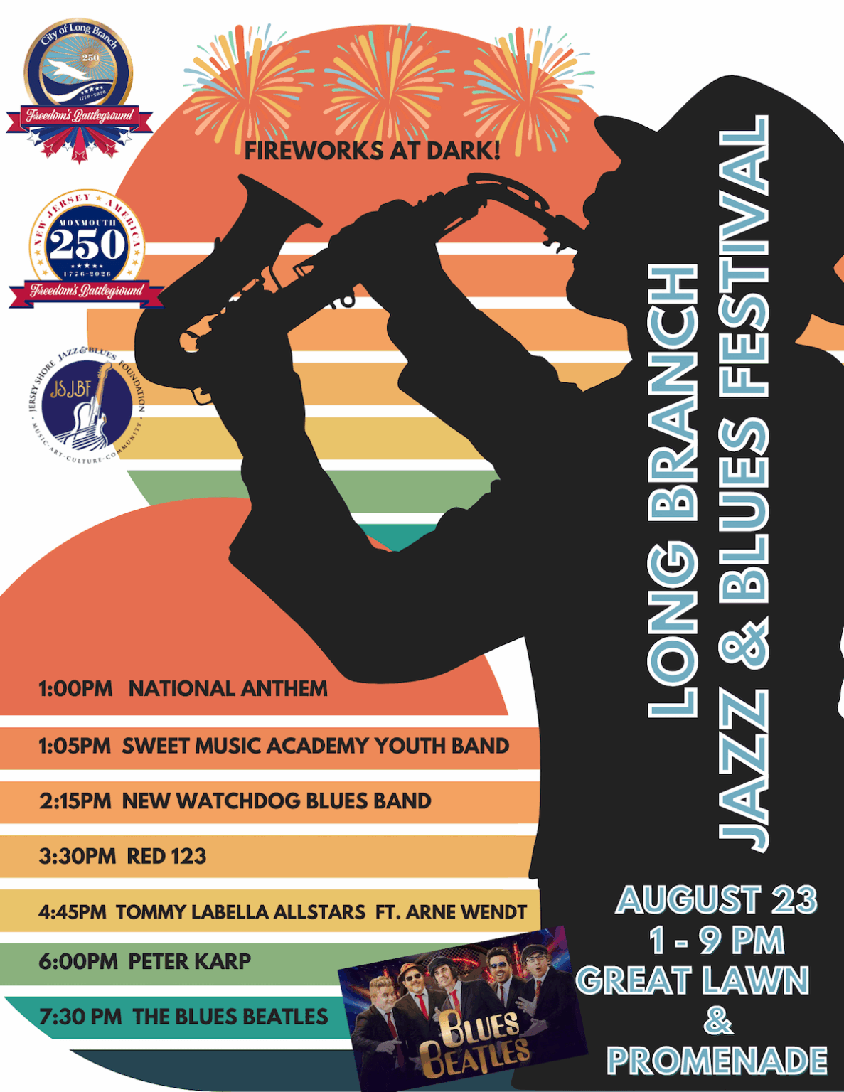 The 2025 Long Branch Jazz & Blues Festival